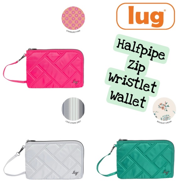 lug | Bags | Lug Halfpipe Zip Wristlet Wallet Nwt | Poshmark